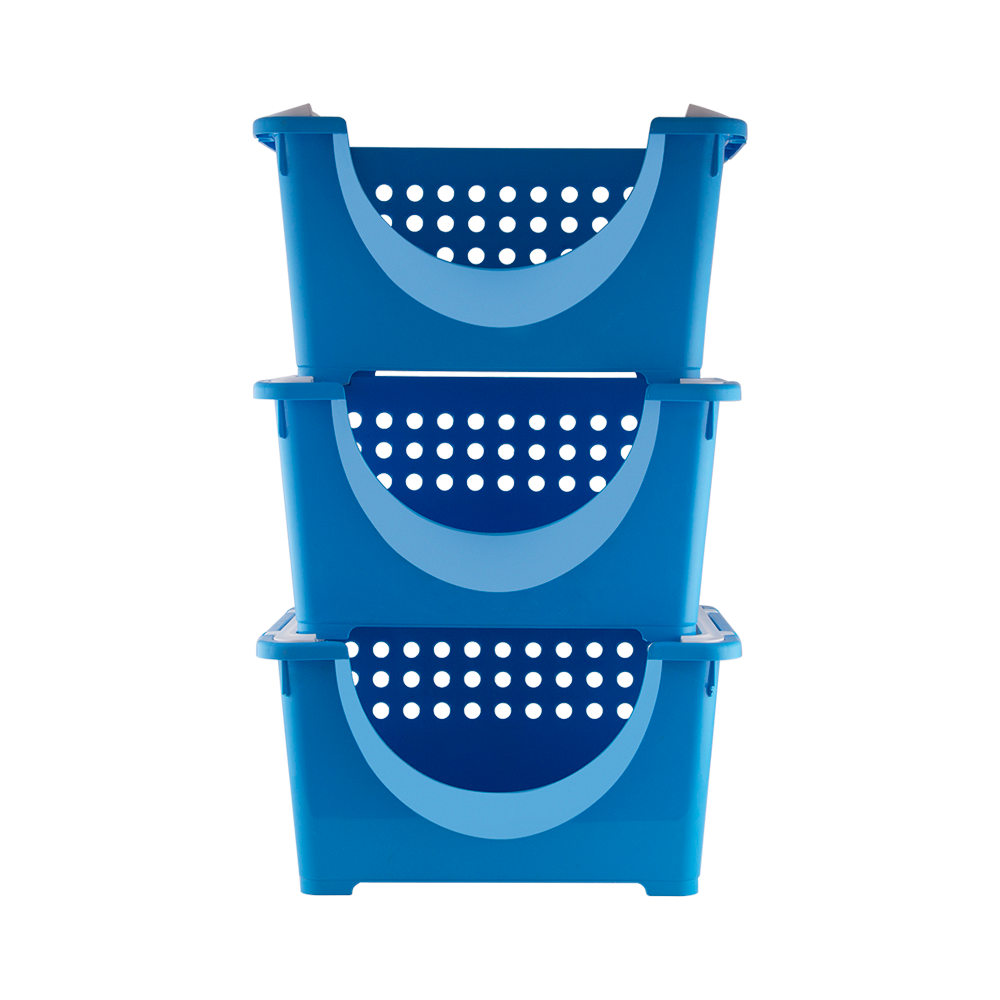 Smiley Stackable Basket – polyset.net